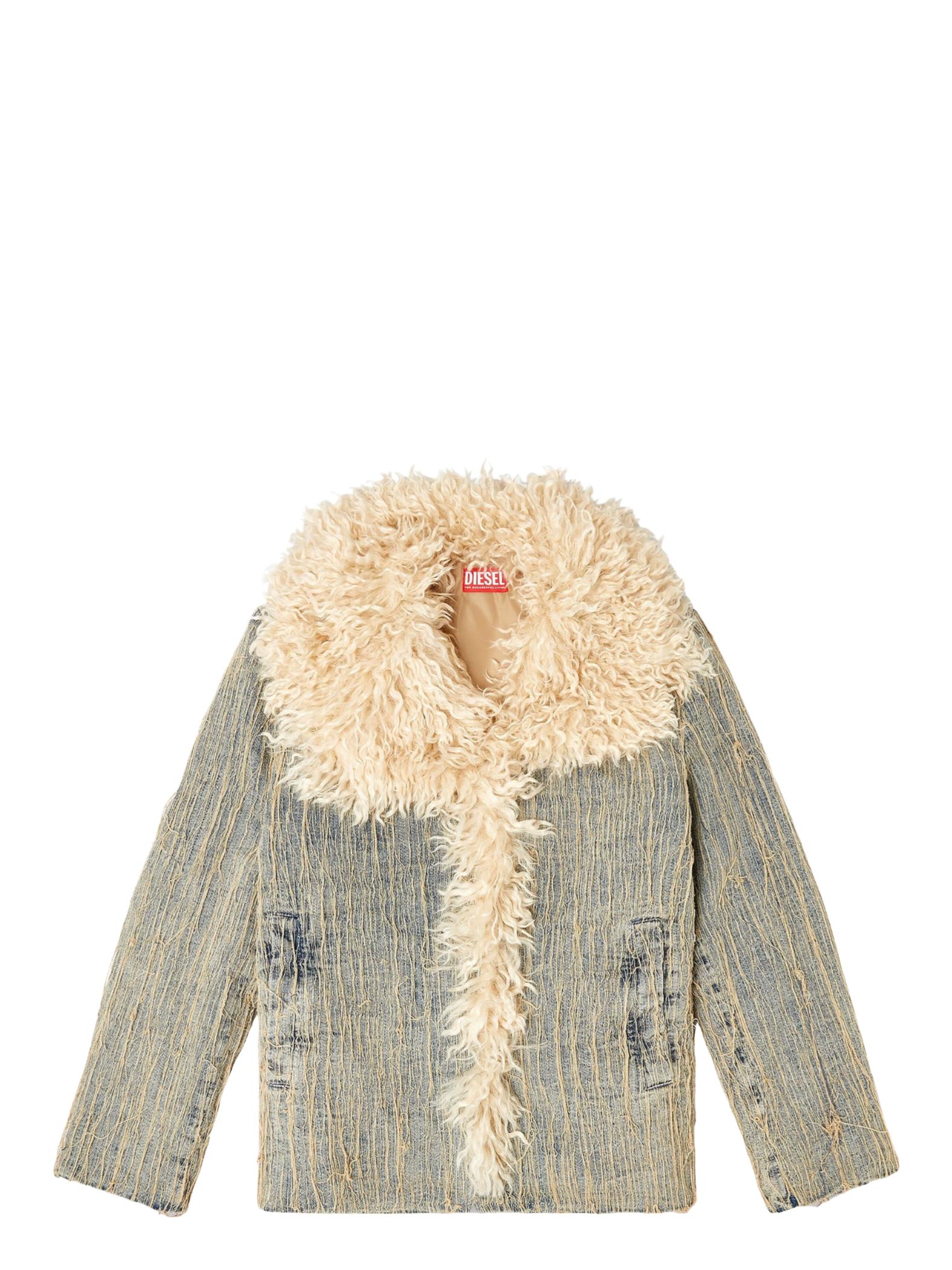 DIESEL® Diesel De-Aconic-S Jacket with Fur Trim